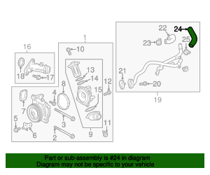 2017-2019 GM Thermal Bypass Hose 55591998 GM | GMPartsDirect.com