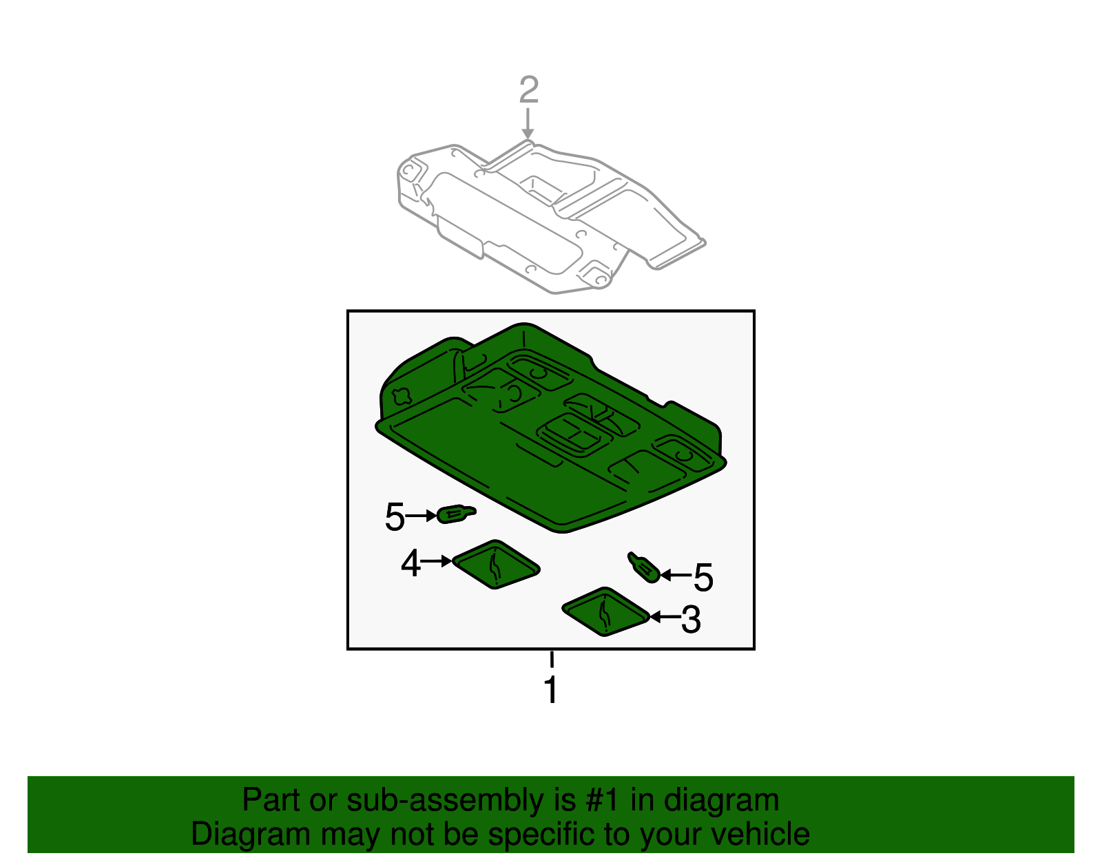 2003-2008 Mazda 6 Overhead Console GK2A-69-970H-80 | Retail Performance ...