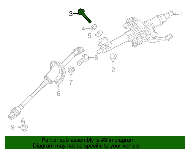 2011-2022 Hyundai Steering Column Bolt 56315-3X000 | OEM Parts Online