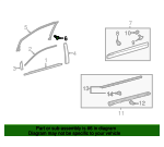 2004-2015 Lexus Lower Quarter Trim Plug 90467-A0001-B0 | LexusOfKendall