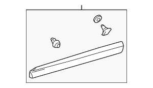 75071-0E010 - Body Side Molding - 2010-2015 Lexus | MyLexusParts