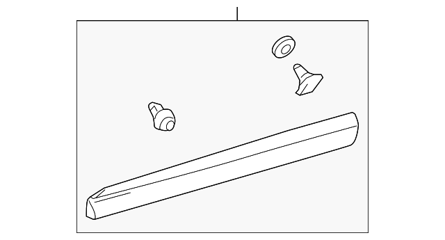 75071-0E010 - Body Side Molding - 2010-2015 Lexus | MyLexusParts