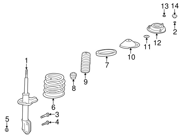 1993-2018 Subaru OEM NEW 1993-18 Subaru Impreza Left & Right Upper ...