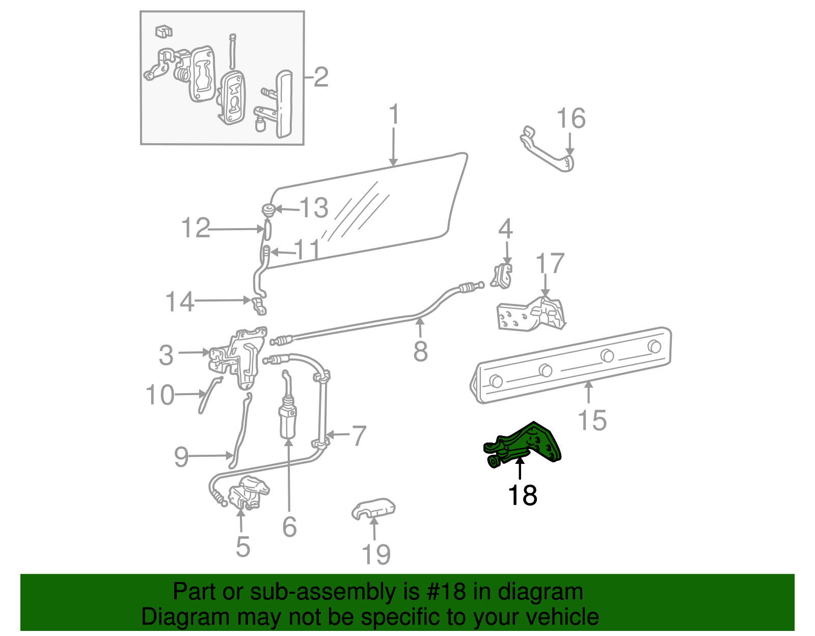 1992-2014 Ford Hinge Reinforced F2UZ-15268A26-A | Ford OEM Parts Outlet