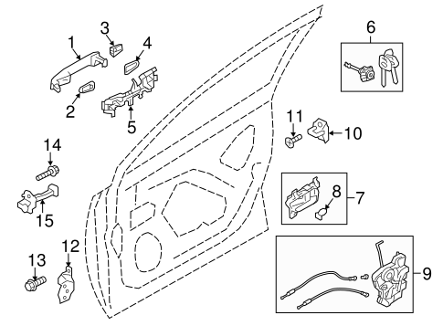 Front Door for 2014 Subaru Forester | Subaru Parts Store