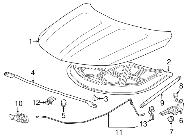 13503692 - OEM GM Release Handle | GMPartsCenter.net | GM Parts Center