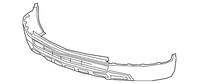 2019-2022 Chevrolet Blazer Black Front Lower Bumper Cover 42496875 GM ...