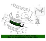 2019-2025 Chevrolet Blazer Satin Steel Front Bumper Cover Skid Plate ...