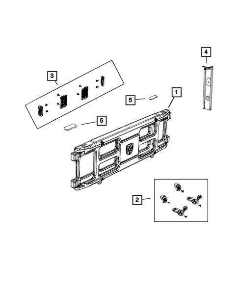 Pickup Box and Fuel Filler Door for 2019 Ram 3500 | All Mopar Parts
