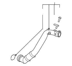 ML3Z-6F073-C - Inter-Cooler Hose 2021 Ford F-150 | Ford OEM Parts Direct