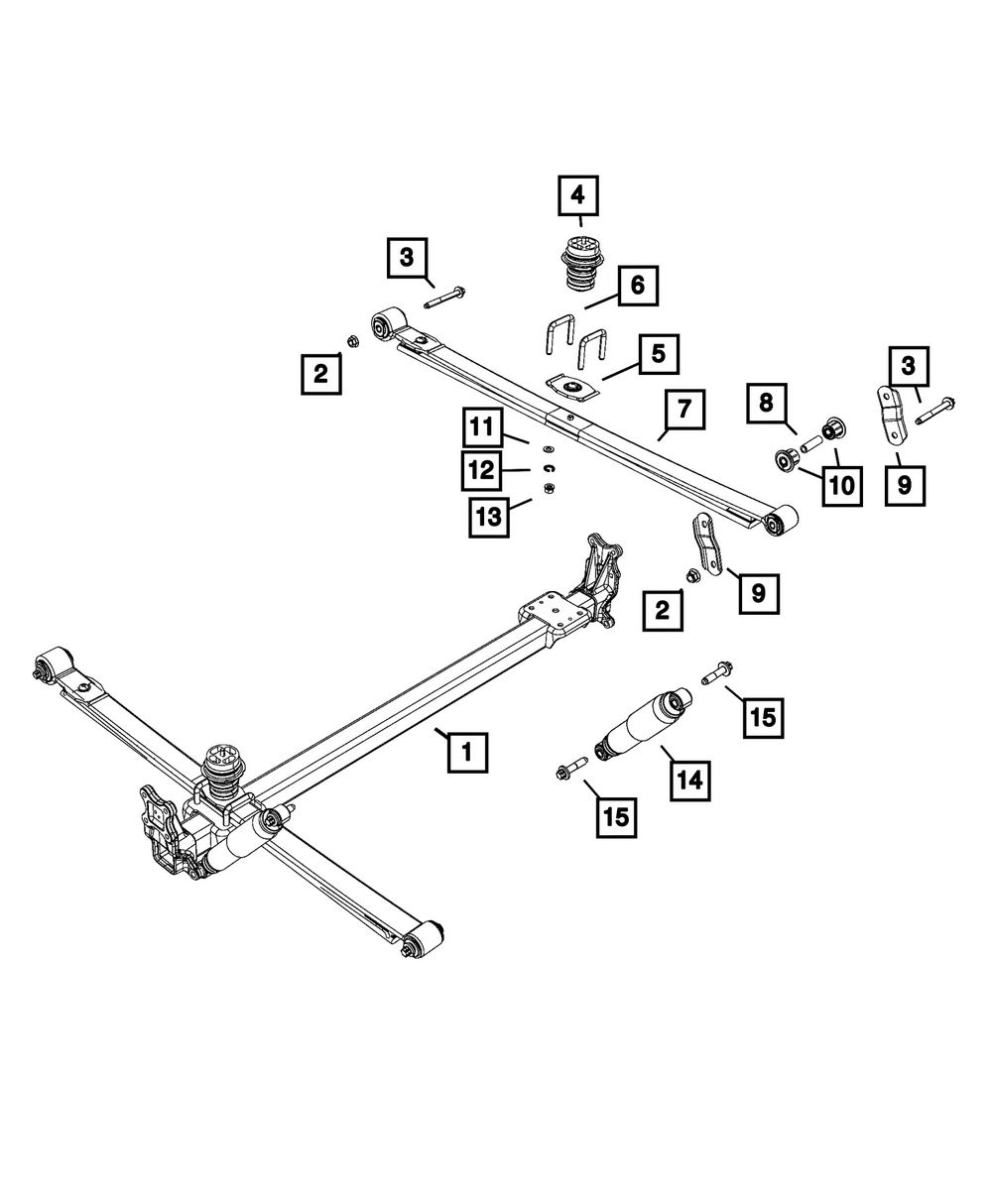 68293903AC - Rear Axle Assembly 2014-2025 Ram | First Choice Mopar Parts