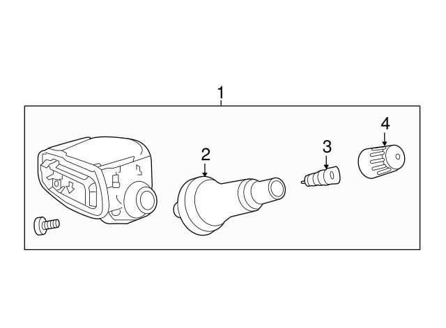 2019-2024 GM Tire Pressure Indicator Sensor 13540606 | OEM Parts Online