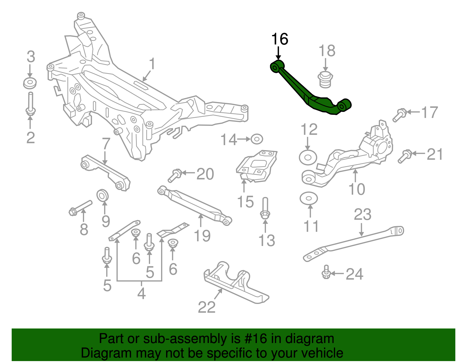 55121-JD05B - High-Quality Upper Control Arm for 2014-2020 Nissan Rogue ...
