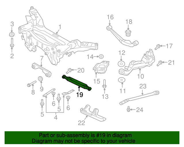55110-4BA0A - Lower Control Arm 2014-2020 Nissan Rogue | Nissan Parts ...