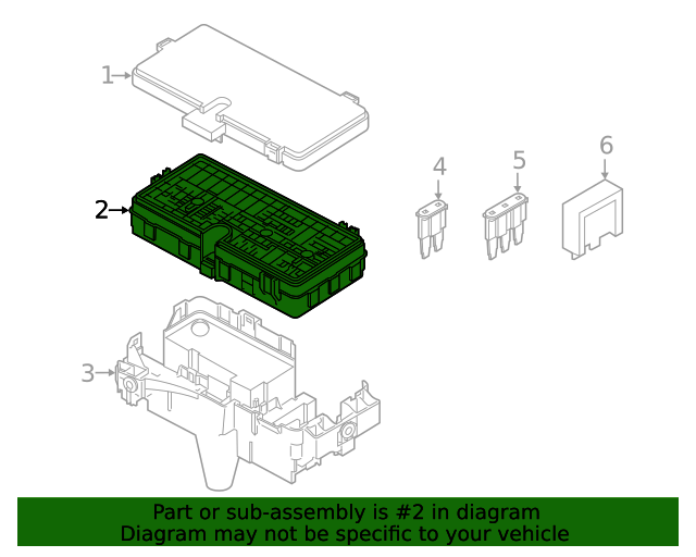 2020 Ford Fuse Box L1MZ-14A068-D | TascaParts.com