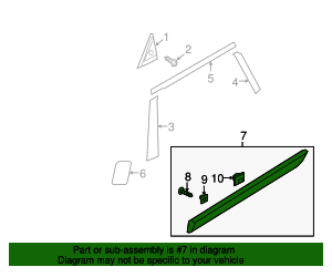 87732-G5000 - Lower Molding 2017-2022 Kia | Kia.Parts Store