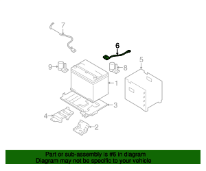 2005-2009 Hyundai Tucson Positive Cable 91850-2E010 | OEM Parts Online