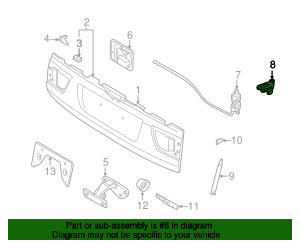 2000-2006 BMW X5 Striker 51248408956 | OEM Parts Online