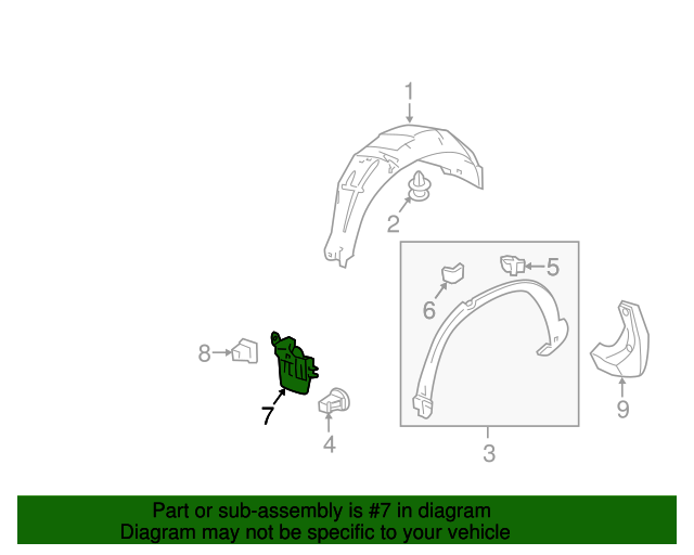 74475-T0A-A00 - Strake R Rear - 2012-2016 Honda CR-V | Genuine Honda Parts