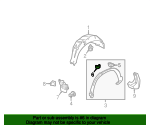 91513-T0A-A01 - Clip Arch Protector - 2012-2020 Honda | Honda Car Parts Direct