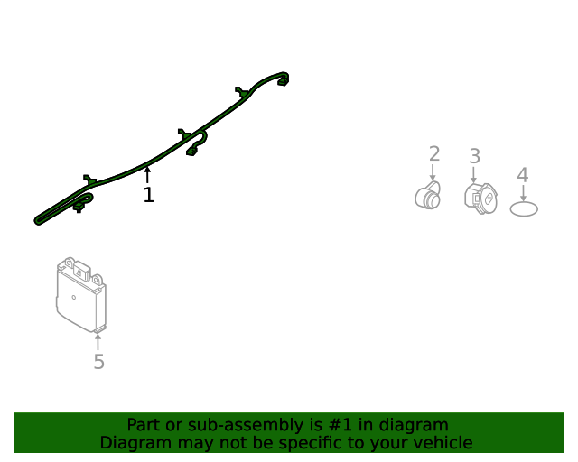 2018-2019 Nissan Kicks Harness 24093-5RB0A | TascaParts.com