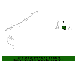 2018-2020 Nissan Kicks Reverse Sensor Cover 28533-5RA1C | Parts for Nissans