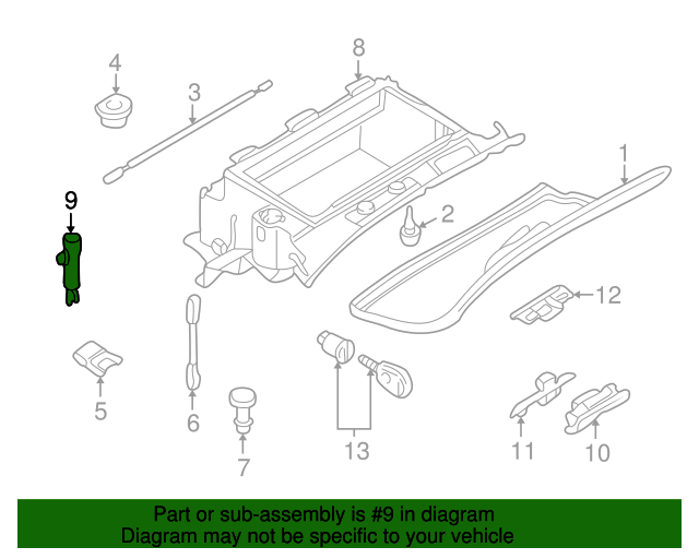 51168224806 - 1999-2014 BMW Damper (51-16-8-224-806) | BMW of South ...
