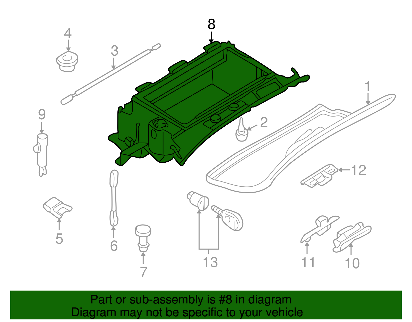 51-16-8-196-111 - 1999-2006 BMW - Glove Box | BMWPartsHub