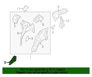 2013-2018 Nissan Altima Sill Reinforced G64B3-3TAMA | OEM Parts Online