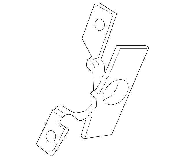51117203825 - 2009-2015 BMW Side Camera Mount Bracket (51-11-7-203-825 ...
