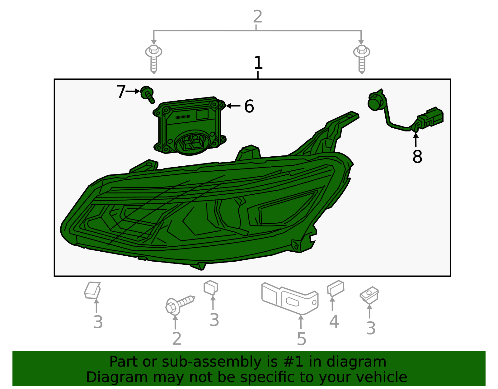 84650574 - High-Quality Headlamp Assembly for 2019-2025 Chevrolet ...