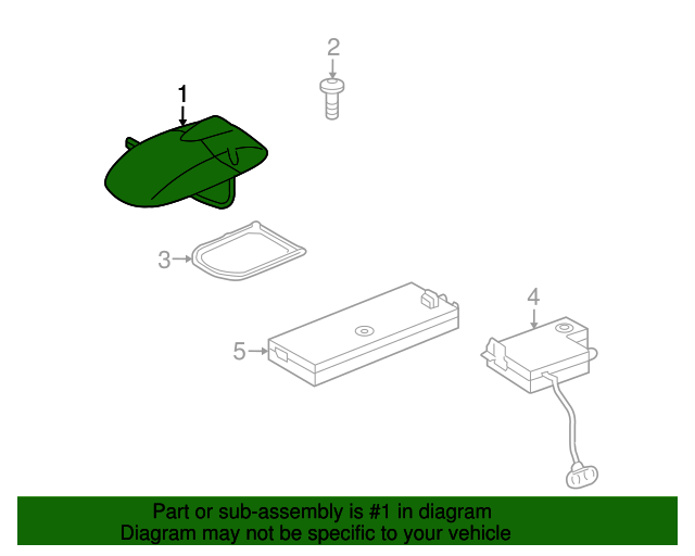 LR095840 - Radio Antenna Mast - 2009-2016 Land-Rover | LandRoverLakeBluff