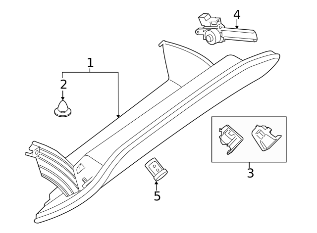 2019-2024 BMW Glove box lid 51-16-6-995-497 | AutoNation Parts