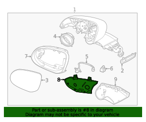 2021-2024 Genesis GV80 Lower Housing 87613-T6000 | World OEM Parts Hyundai