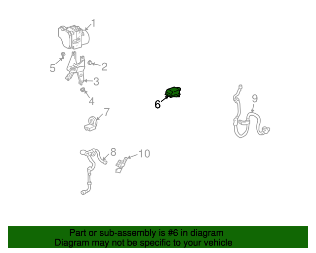 2004-2006 Lexus Yaw Rate Sensor 89183-60020 | OEM Parts Online