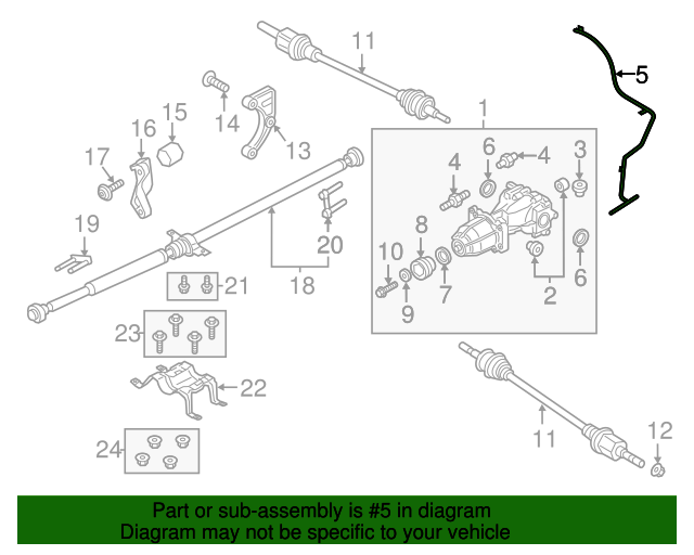 2015-2018 Ford Vent Tube F2GZ-4022-A | OEM Parts Online