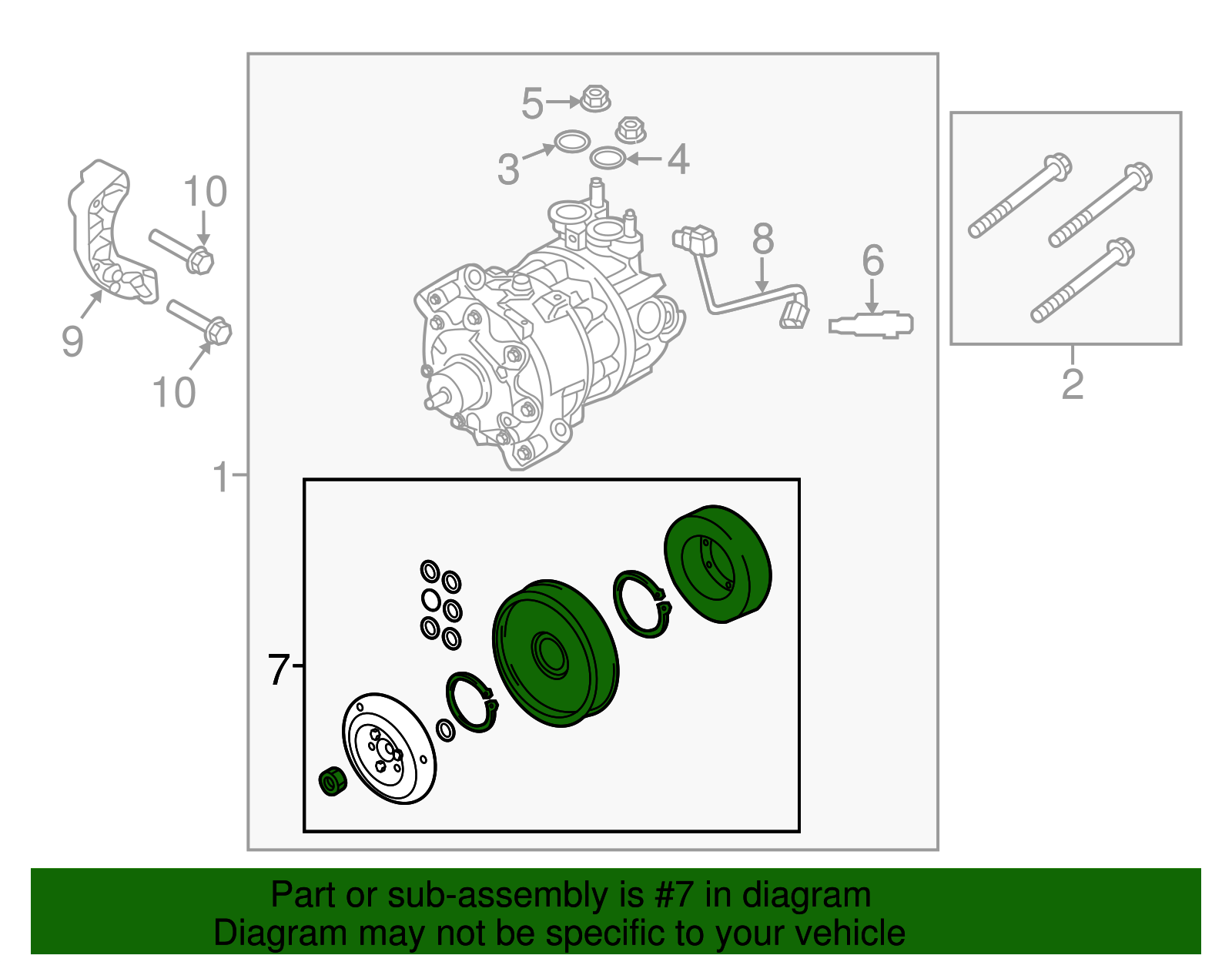 2015-2023 Volvo A/C Compressor Clutch 31390538 | OEM Parts Online