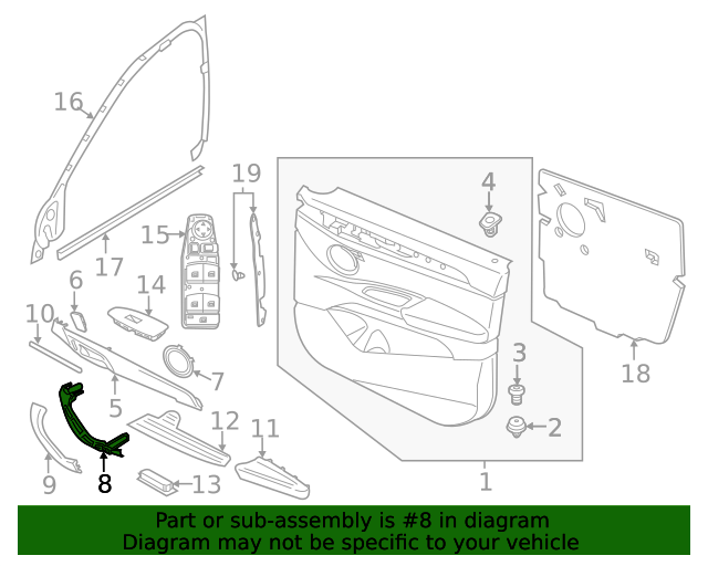 Genuine BMW 51-41-7-417-505 | Handle | FREE Shipping on Most Orders ...