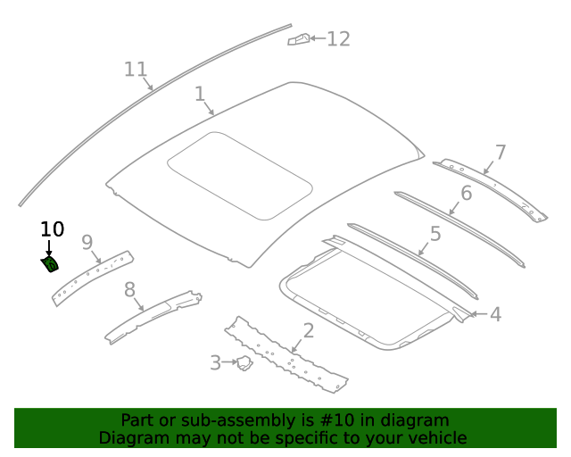 G6329-6CAMA - Center Brace 2019-2020 Nissan Altima | Nissan Parts ...
