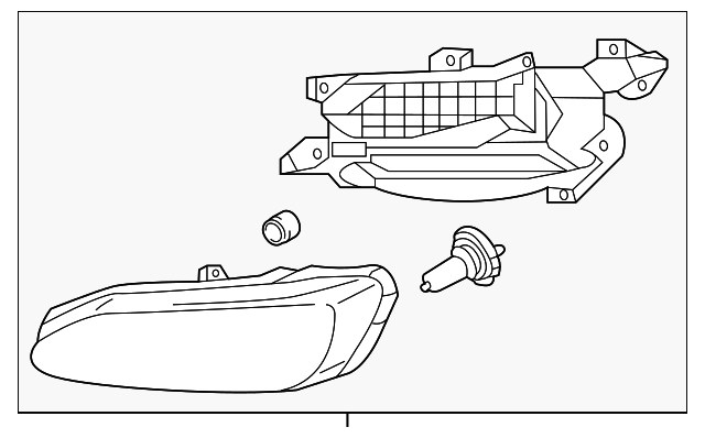 2013-2016 Hyundai Santa Fe Sport Fog Lamp Assembly 92201-4Z000 | OEM ...