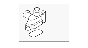 2013-2016 Audi Engine Coolant Outlet Flange 059-121-506-H | Audi USA Parts