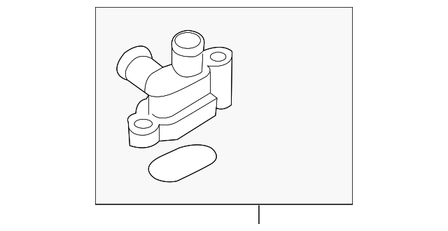 2013-2016 Audi Engine Coolant Outlet Flange 059-121-506-H | Genuine ...