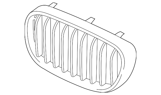 Genuine BMW 51-11-7-415-216 | Upper Grille | FREE Shipping on Most ...