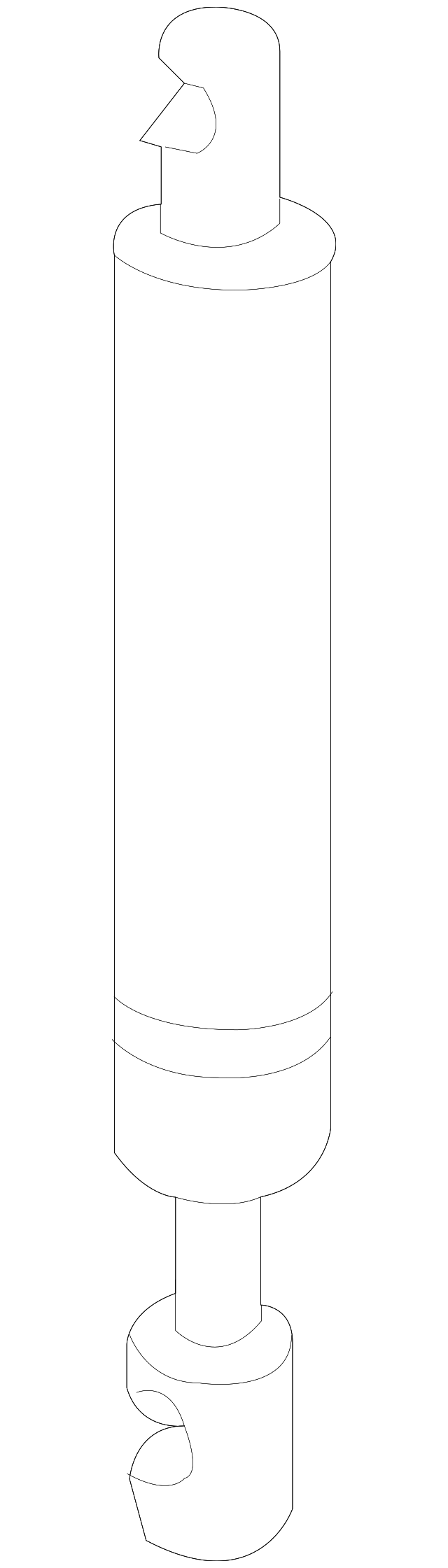 163-880-00-29 - Hood Lift Support 1998-2007 Mercedes-Benz | Mercedes ...