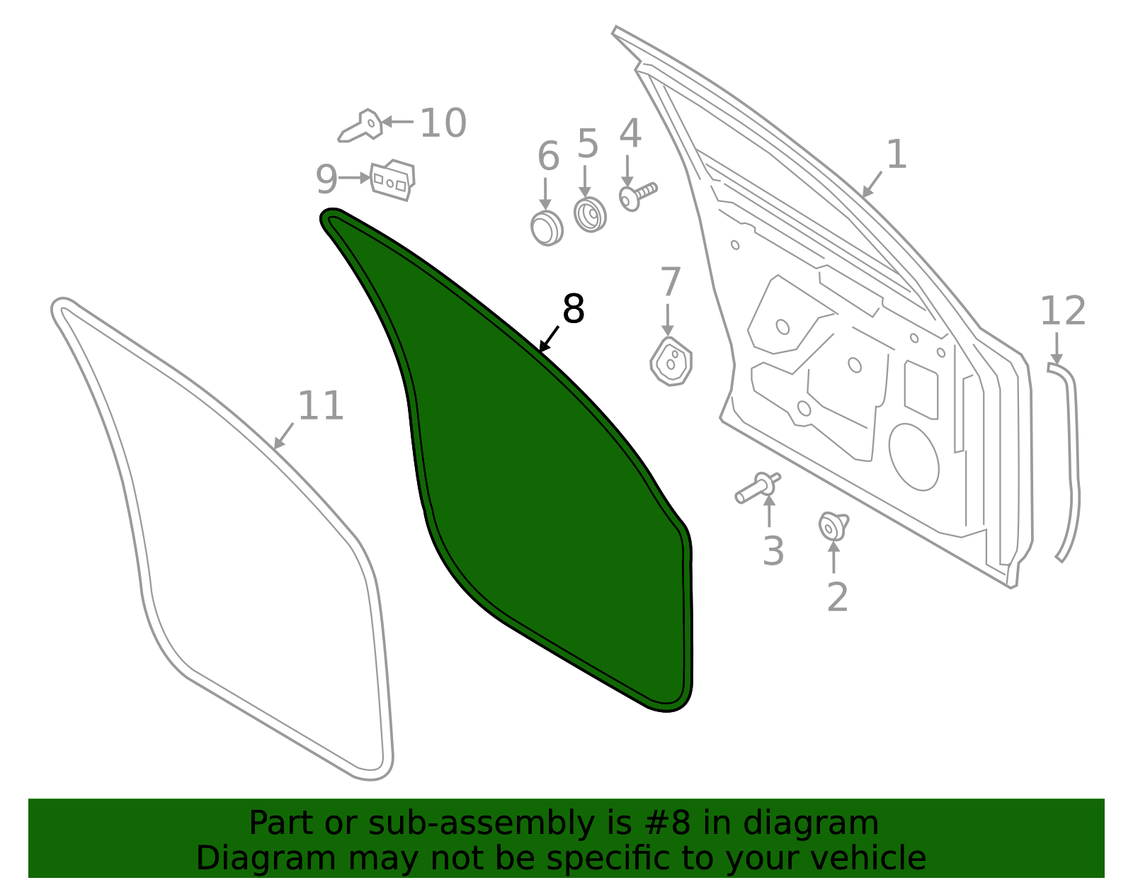 2019-2024 Porsche Cayenne Door Weather-Strip 9Y0-837-911 | Checkered ...
