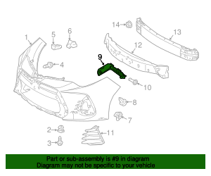 52115-02350 - Side Retainer - 2017-2019 Toyota Corolla | OEM Genuine ...