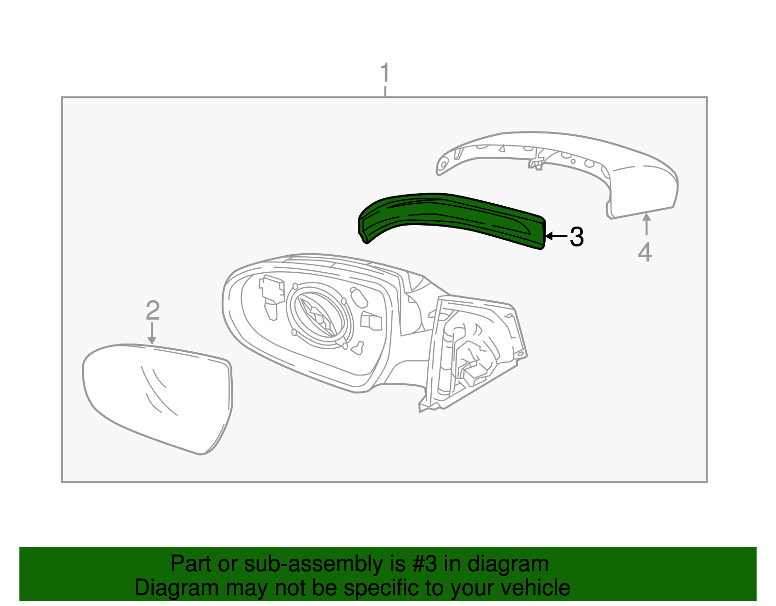 87614-D9000 - Signal Lamp 2017-2019 Kia Sportage | Kia.Parts Store