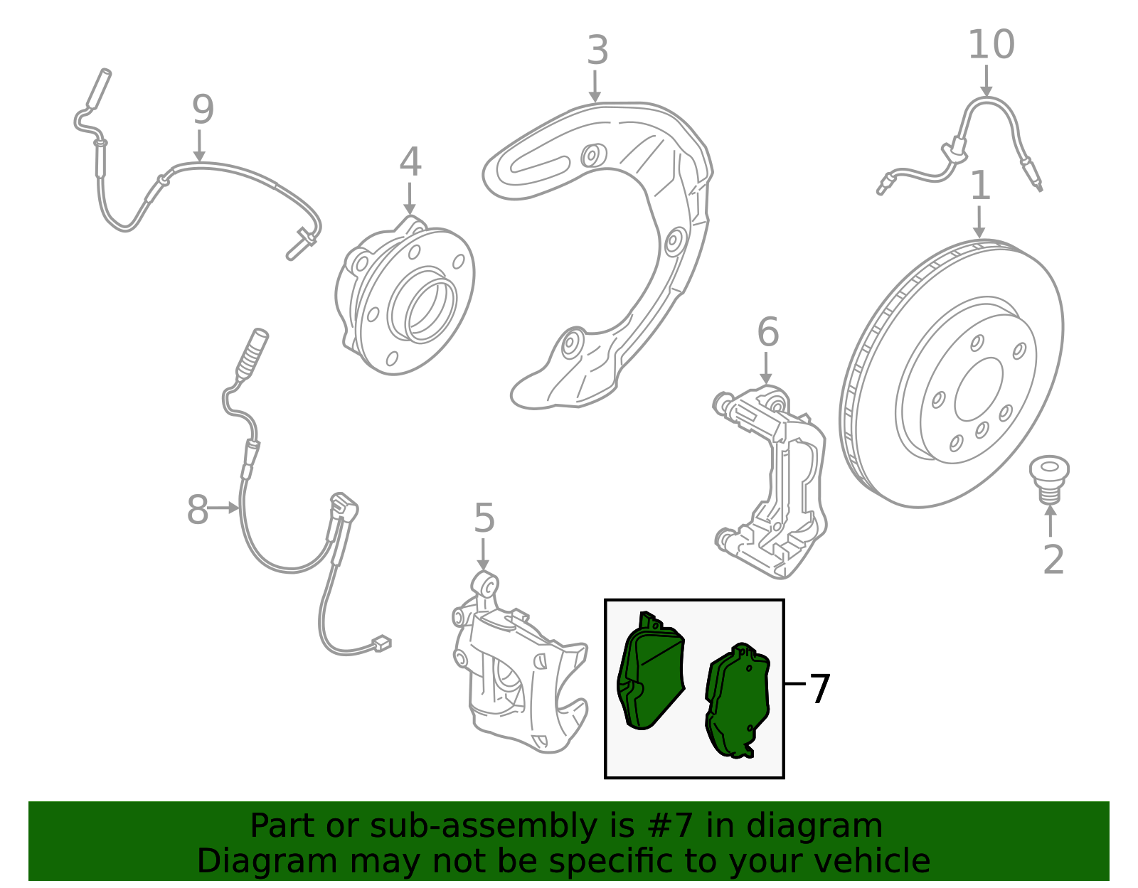 34-10-6-898-307 - 2016-2023 BMW - Brake Pads | BMWPartsHub