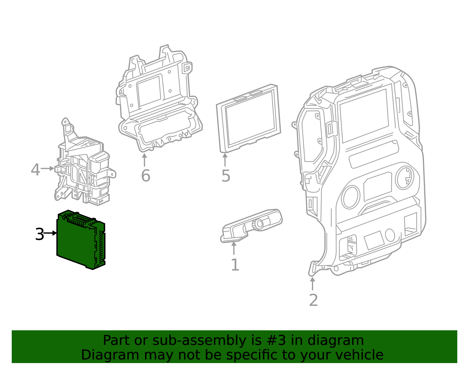 2022-2025 GM Receiver 86537687 GM | GMPartsDirect.com
