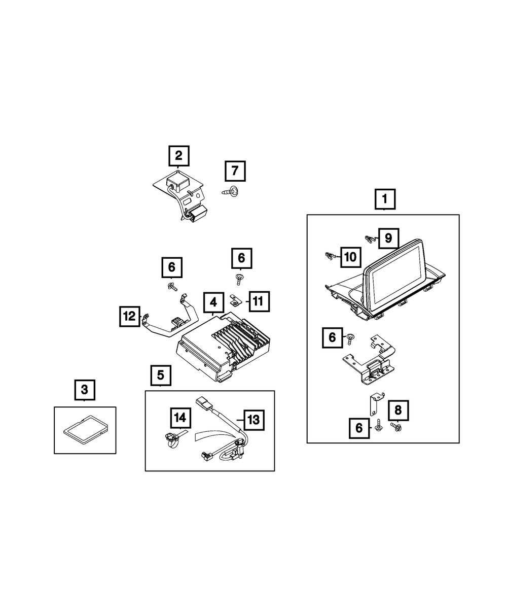 2017-2019 Fiat 124 Spider Module Bracket 68313692AA | My Mopar Parts
